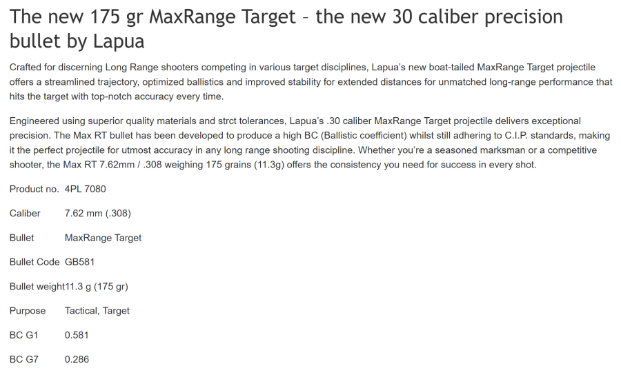 New Lapua High BC bullets just arrived!!!! | Canadian Gun Nutz